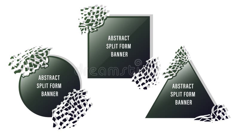 Fragmented Banners Stock Illustrations – 22 Fragmented Banners Stock ...