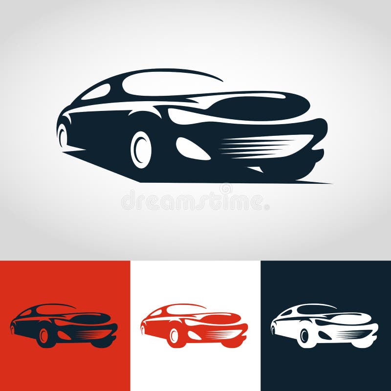 Abstract Sport Car Illustration. Vector Logo Design Template Stock ...