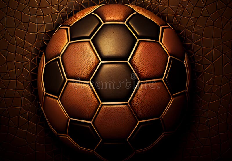 Abstract Sports Poster Soccer Ball - AI Generated Image Stock ...