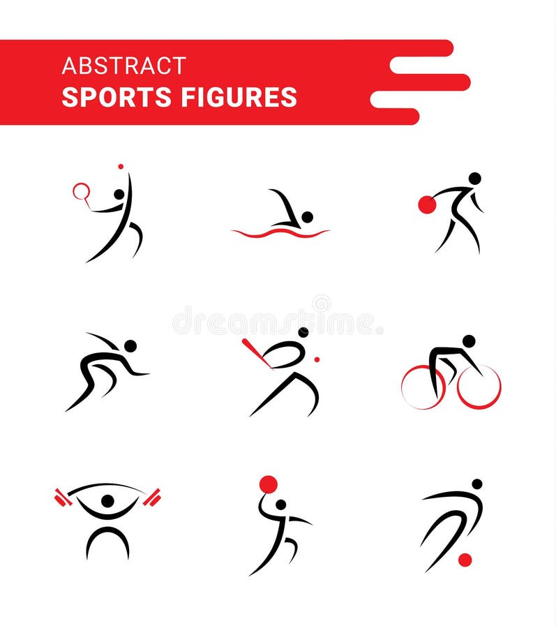 Sports shapes stock illustration. Illustration of soccer - 6530878
