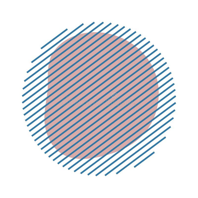 Abstract Spot with a Straight Abstract Spot with a Straight Stripe ...