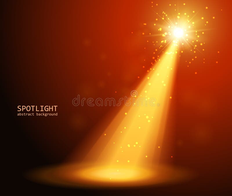 Abstract Spotlight Background Stock Vector - Illustration of curtain ...