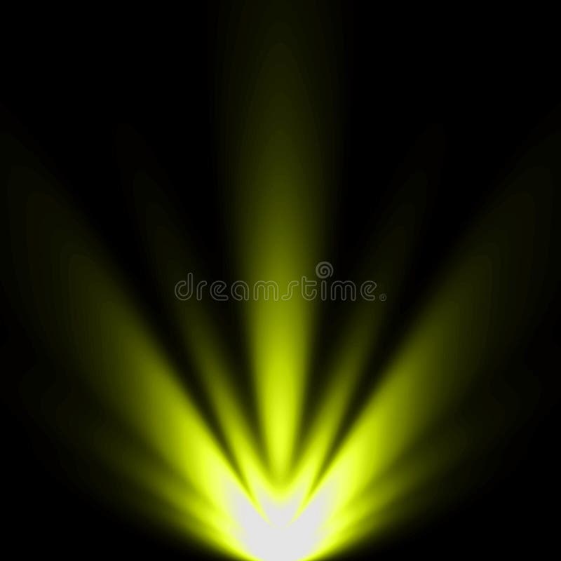 Abstract Spotlight Warm Ray Light Effect Overlay Realistic Falling ...