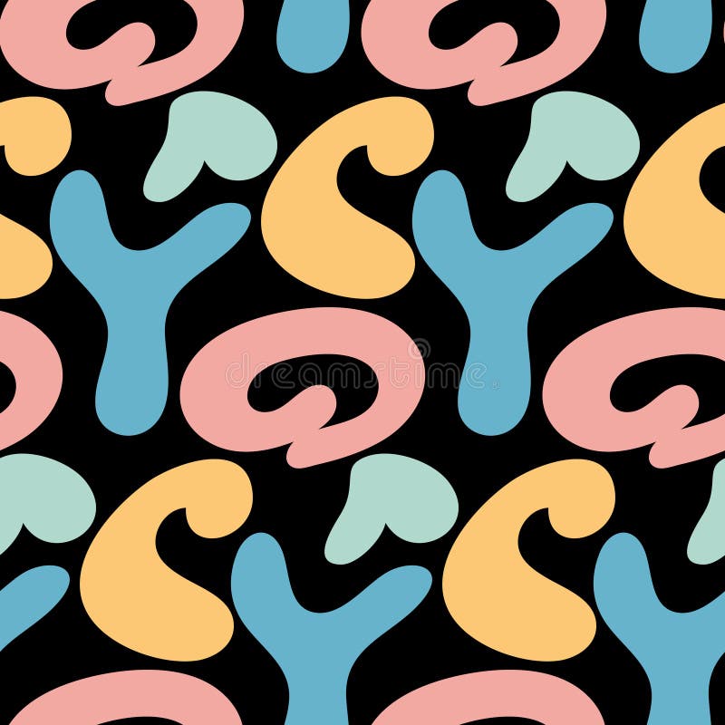 Abstract Spots on a Dark Background, Trendy Bright Contrast Background ...