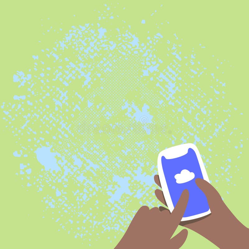 Abstract Spreading Message Online, Global Connectivity Concepts, Mobile ...