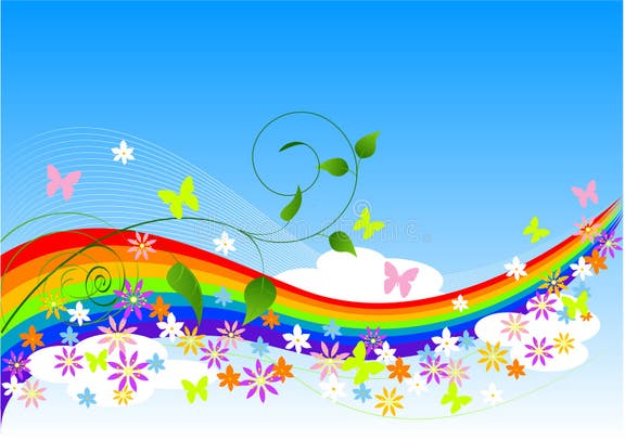 Abstract Spring Background stock illustration. Illustration of floral ...