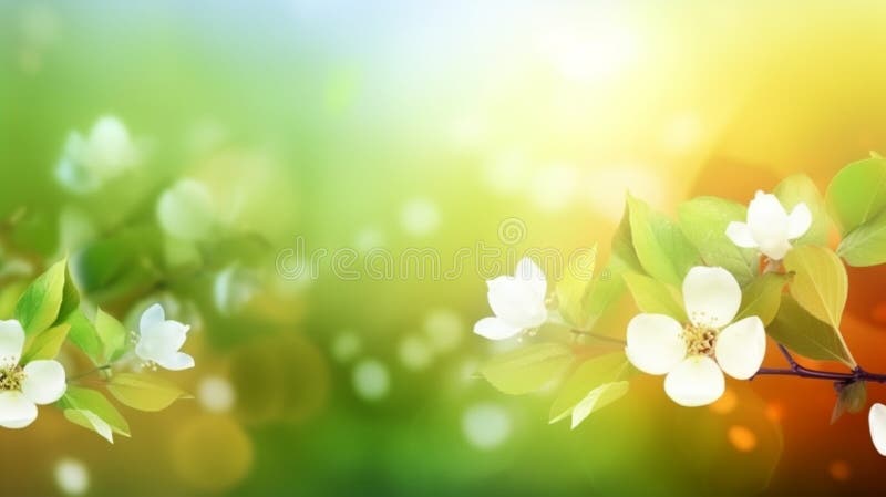 Abstract Spring Background or Summer Background Stock Illustration ...