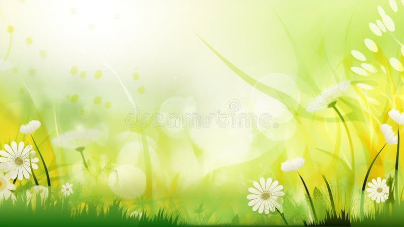 Abstract Spring Background or Summer Background Stock Illustration ...