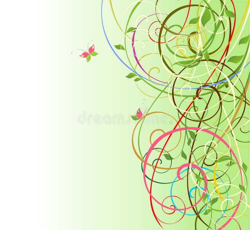 Abstract spring background stock vector. Illustration of botanical ...