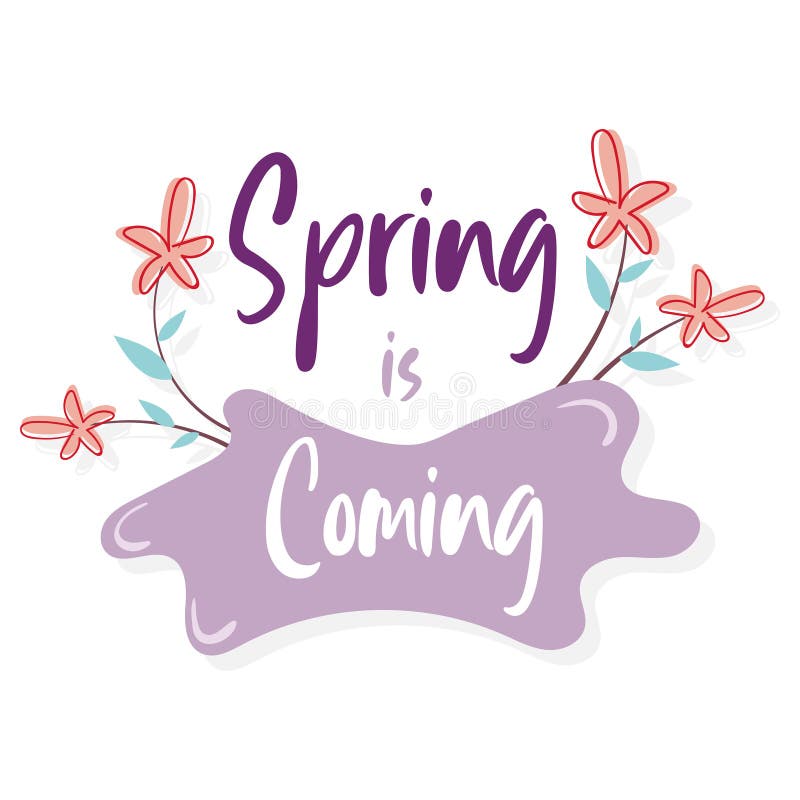 Spring is coming design. stock vector. Illustration of discount - 29096090