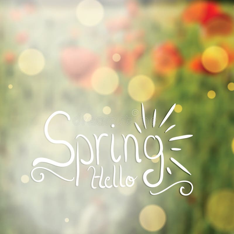 Abstract Spring Floral Background Stock Vector - Illustration of ...