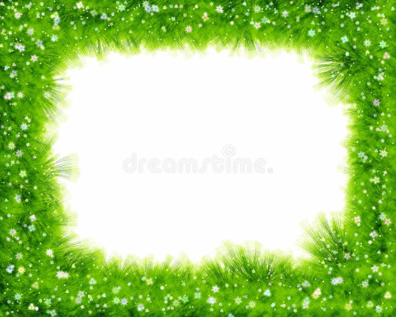 Abstract Spring Nature Border Stock Illustration - Illustration of ...