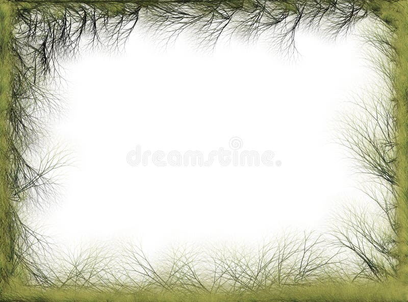 Abstract Spring Nature Border Stock Illustration - Illustration of ...