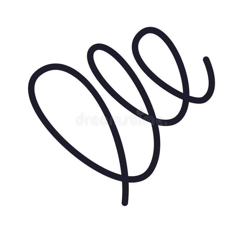 Abstract Spring Shape Design Element Stock Vector - Illustration of ...