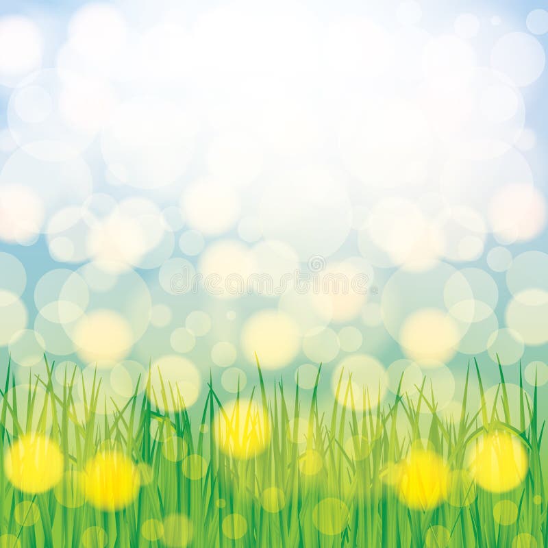 Abstract Spring Summer Background Stock Vector - Illustration of ...