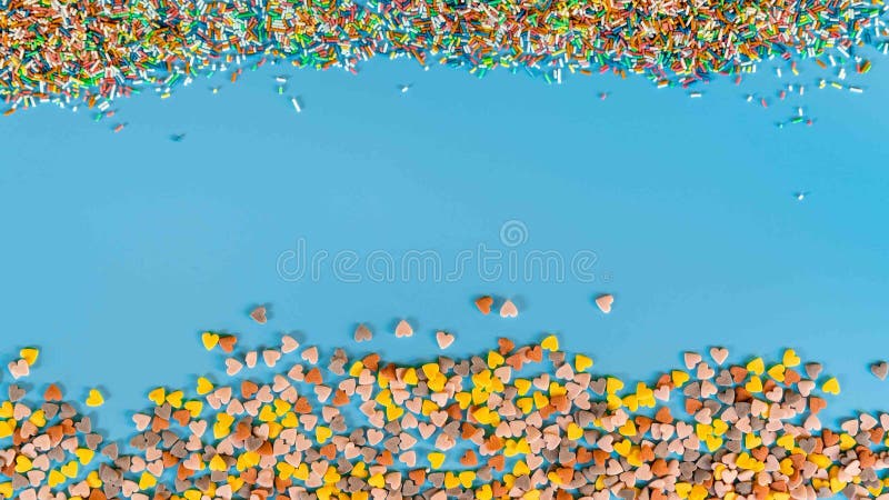 Abstract Sprinkles for Cakes Stock Image - Image of baking, candy ...