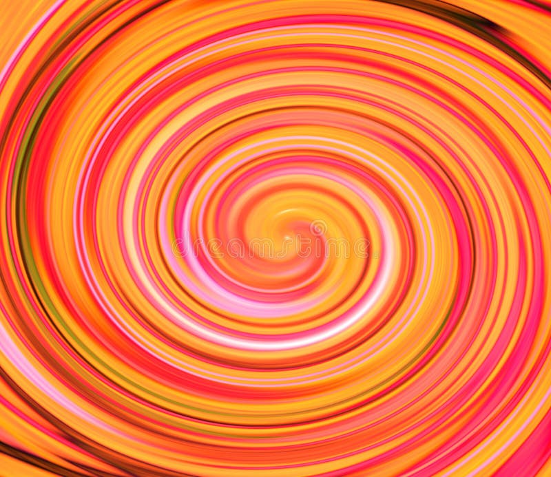 Abstract Spriral, Colorful Fusion Circle Stock Illustration ...