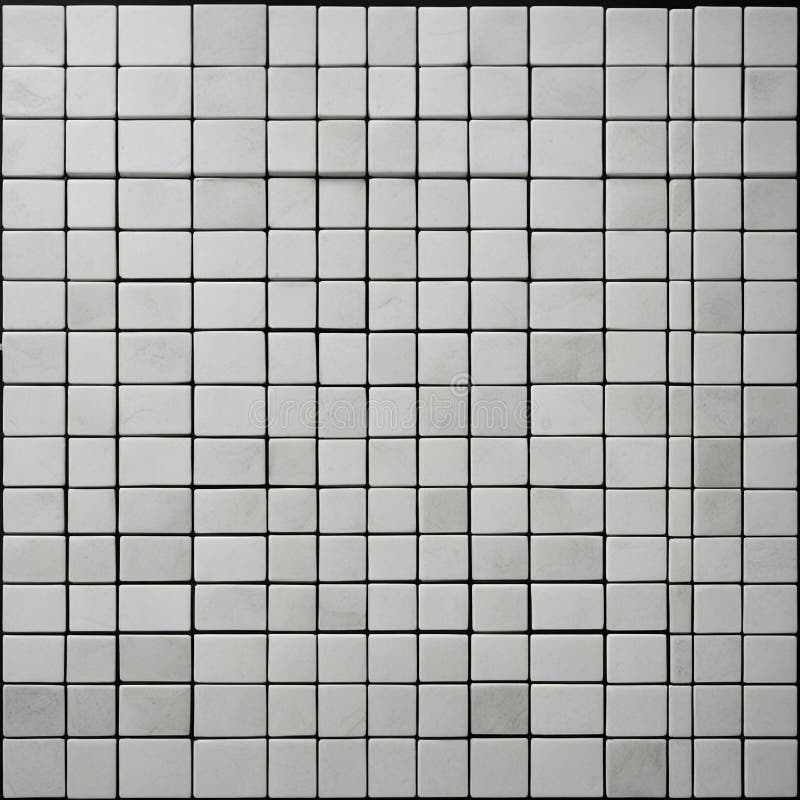 Abstract Square Background a White Stone Tile Texture Pattern with a ...