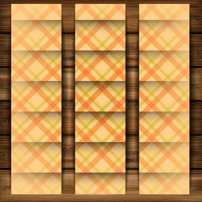 Abstract Square on Beige Background Stock Vector - Illustration of ...