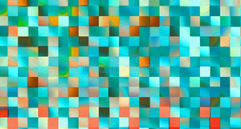 Abstract Square Blocks Pattern Background Stock Illustration ...