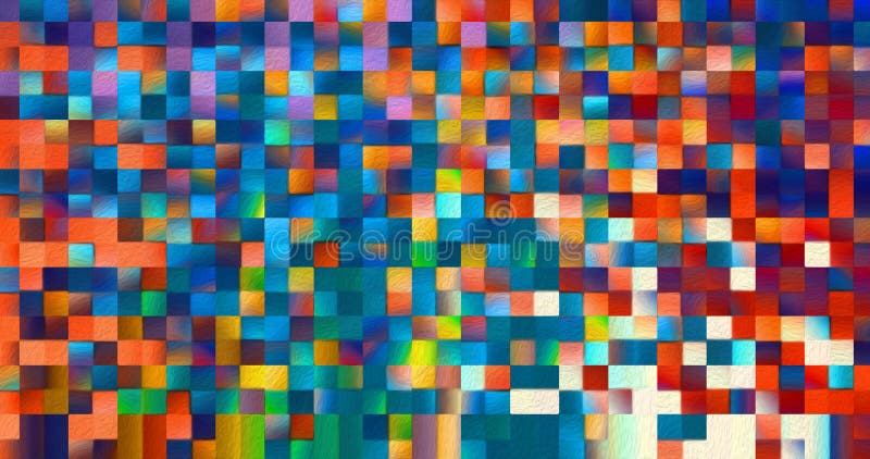 Abstract Square Blocks Pattern Background Stock Illustration ...