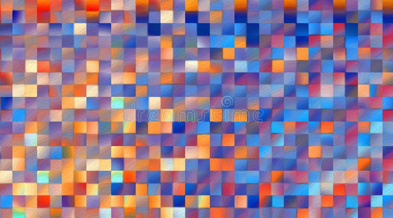 Abstract Square Blocks Pattern Background Stock Illustration ...