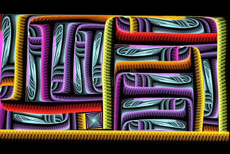 Colorful fractal clouds stock photo. Image of bright - 24220236