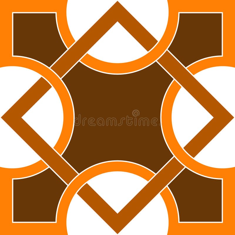 Abstract Square, Circles, Lines Pattern Background, Vector Graphic ...