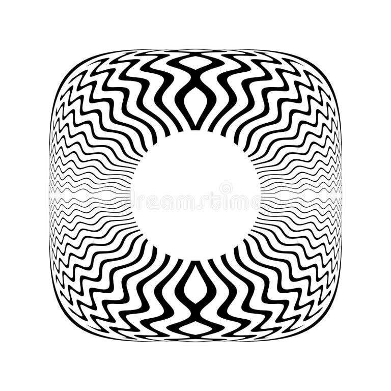 Abstract Square Convex Design Element Stock Vector - Illustration of ...
