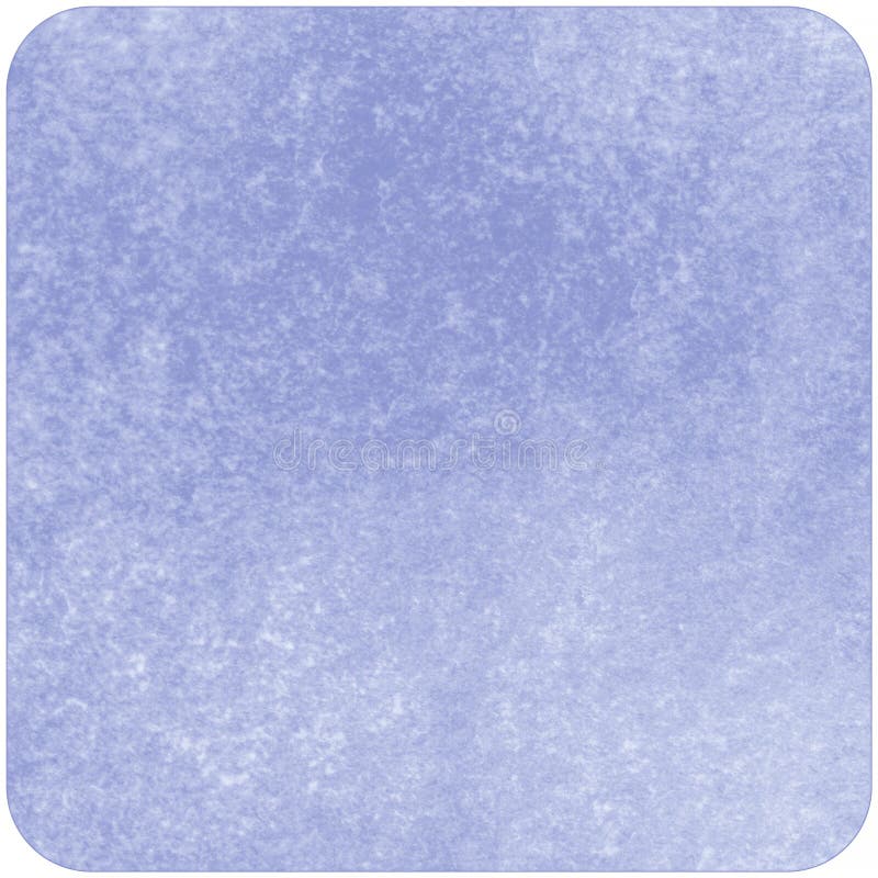 Light Blue Rounded Square Tile Made of Painted Canvas on White ...