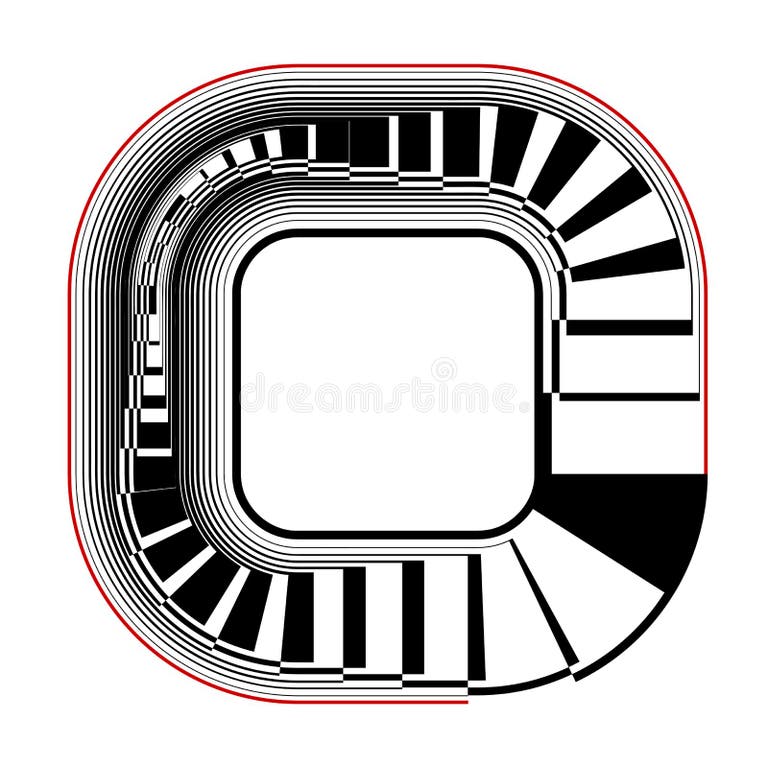 Abstract Square Design Element. Stock Vector - Illustration of graphic ...