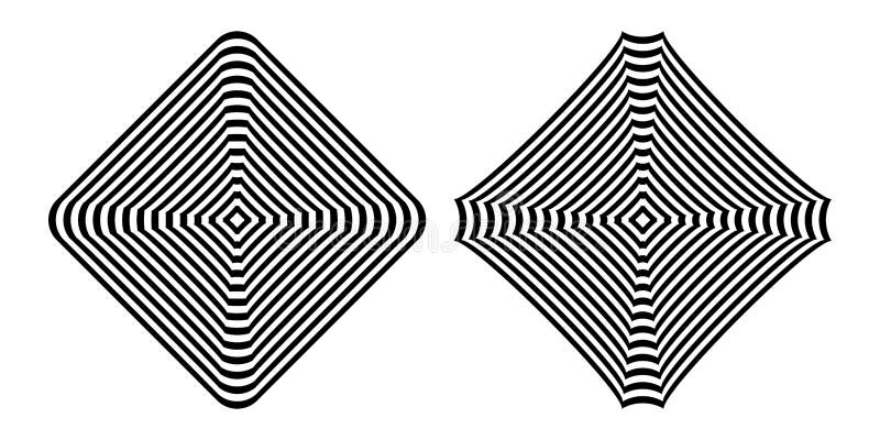 Abstract Square Design Elements Set Stock Vector - Illustration of ...