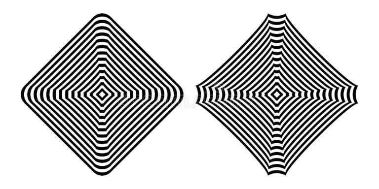 Abstract Square Design Elements Set Stock Vector - Illustration of ...