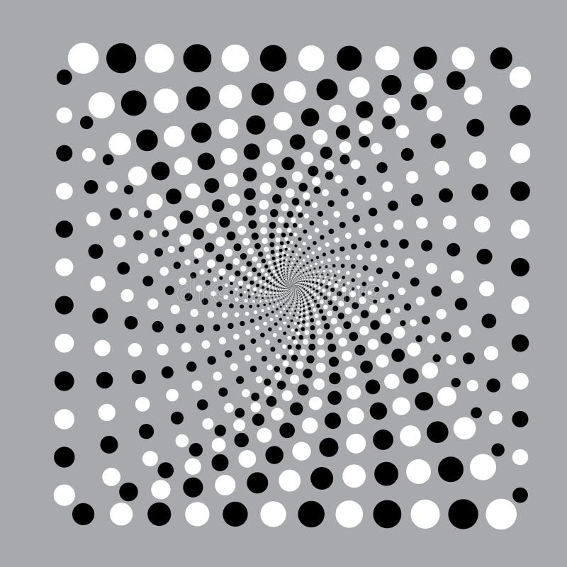 Abstract Square Dotted Vector Background. Halftone Effect Stock Vector ...