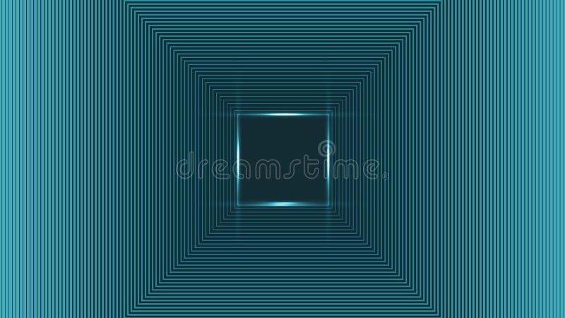 Abstract Square Effect Lines Pattern on Blue Background Stock Vector ...