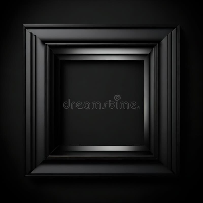 Abstract Square Frame Illustration Creative Geometric Artwork in Modern ...