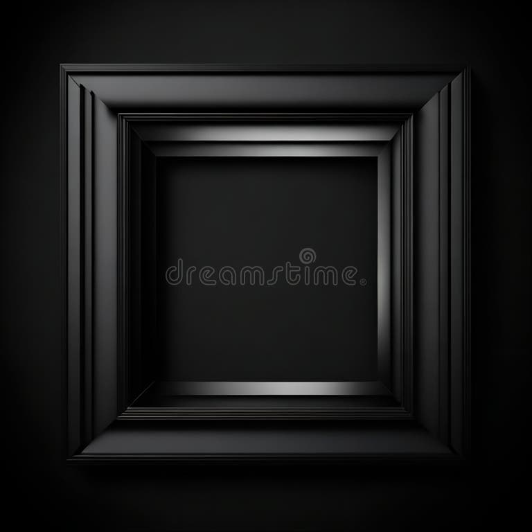 Abstract Square Frame Illustration Creative Geometric Artwork in Modern ...