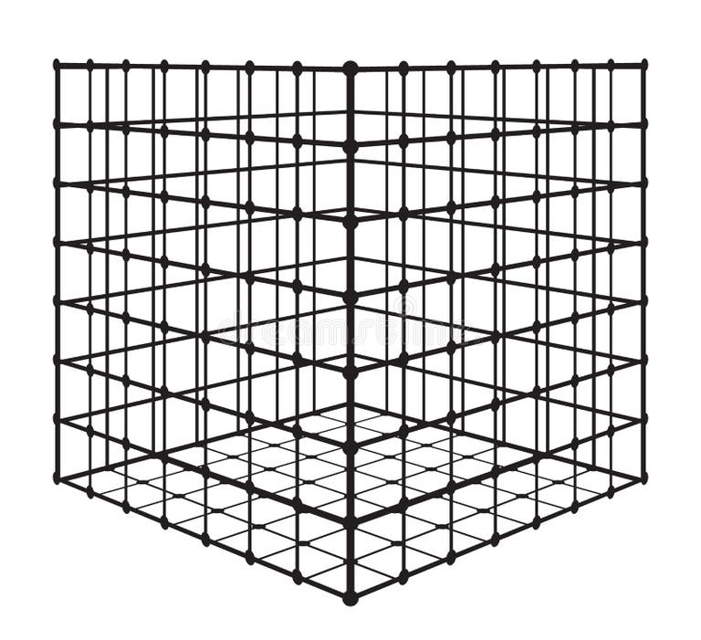 Abstract Square with Grid. Eps 10 Vector Illustration Stock Vector ...