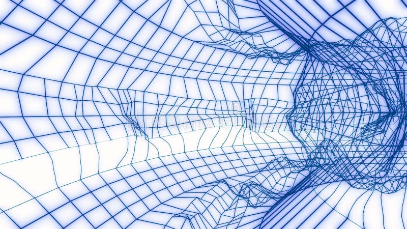 Abstract Square Grid Moving and Bending Tube. Motion. Flying Inside ... Abstract Square Grid Moving and Bending Tube. Motion. Flying Inside ...