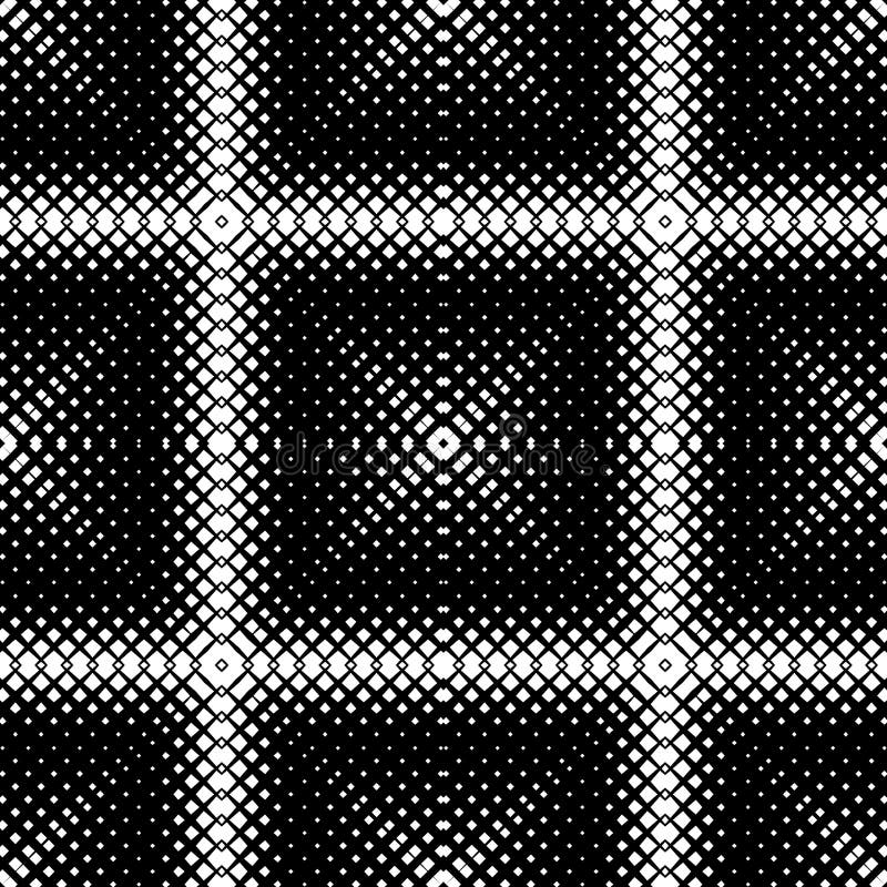 Abstract Square Grid Seamless Pattern. Optical Illusion of the Volume ...