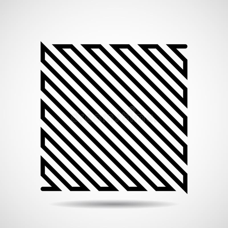 Abstract Square of Line. Vector Design Element Stock Vector ...