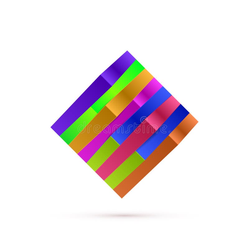 Abstract Square Logo for Your Business. Vector Stock Vector ...