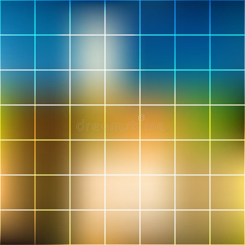 Abstract Square Mosaic Blurred Background Vector Stock Vector ...