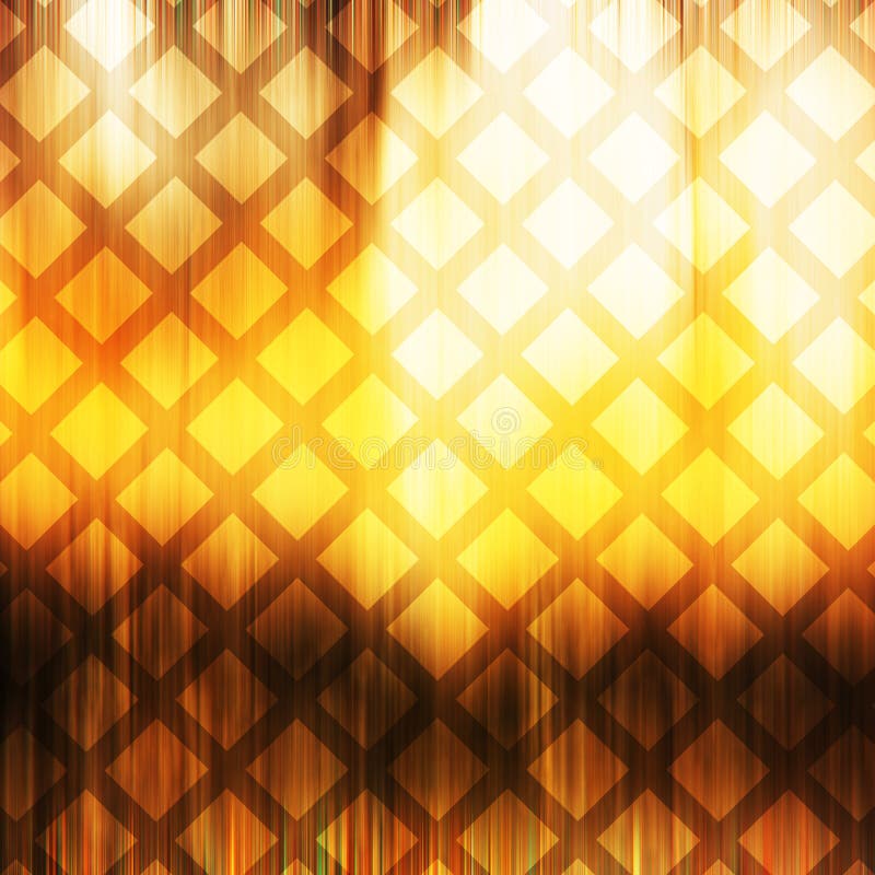 Abstract Square Pattern in Yellow and Orange Colors Stock Illustration ...