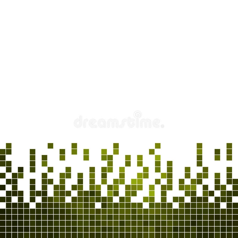 Abstract Square Pixel Background Stock Illustration - Illustration of ...