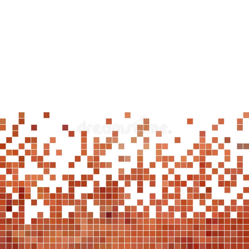 Abstract Square Pixel Mosaic Background Stock Illustration ...