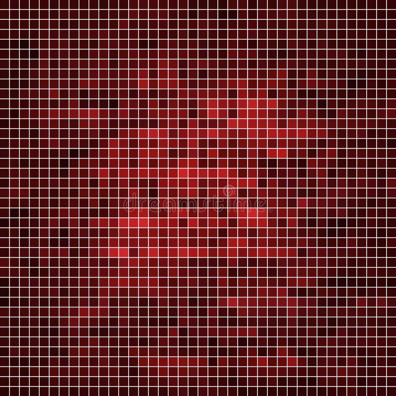 Abstract Square Pixel Mosaic Background Stock Illustration ...