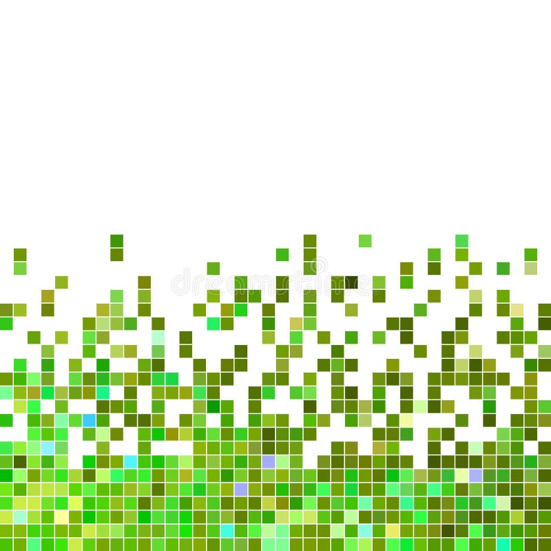 Abstract Square Pixel Mosaic Background Stock Illustration ...