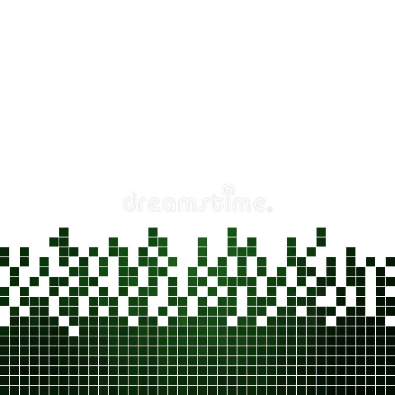 Abstract Square Pixel Mosaic Background Stock Illustration ...