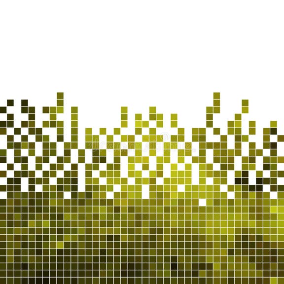 Abstract Square Pixel Mosaic Background Stock Illustration ...